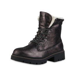 VAN HILL Schn&uuml;rstiefeletten Calliope in Mokka | Gr.: 36