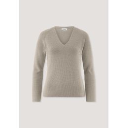 hessnatur Strickpullover in taupe | Gr.: M