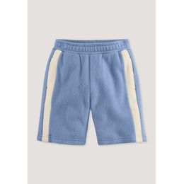 hessnatur Fleece Shorts aus reiner Bio-Baumwolle in rivierablau | Gr.: 122/128