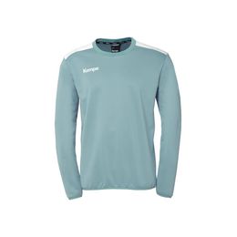 Kempa Langarmshirt Emotion 27 in aqua/wei&szlig; | Gr.: 152
