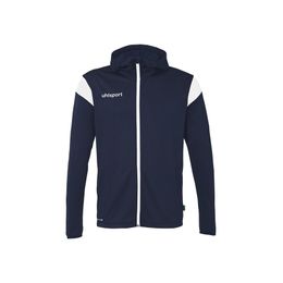 Uhlsport Kapuzenjacke Squad 27 Track Hood in marine/wei&szlig; | Gr.: 152