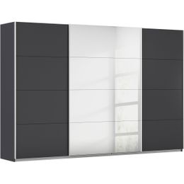 Schwebet&uuml;renschrank Rauch, B:315cm H:210cm T:62cmgraumetallic, Holzwerkstoff, Schr&auml;nke, "Kleiderschrank Schrank Garderobe Schlafzimmerschrank