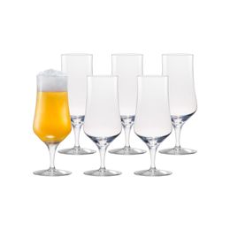 Bierglas ST&Ouml;LZLE "Biertulpen 300 ml 6er Set transparent", bunt (transparent), 6 tlg., Glas, Trinkgef&auml;&szlig;e