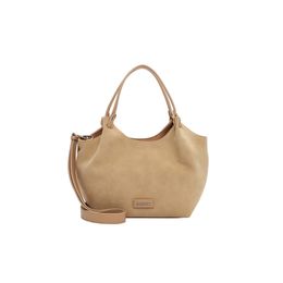 Emily & Noah Shopper EMILY & NOAH "Shopper E&N Jeanna", Damen, Gr. B/H/T: 35cm x 24cm x 10cm 0, beige (sand 420), Polyurethan, Taschen Shopper