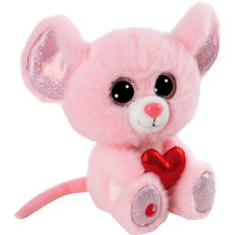 Kuscheltier Nici "Glubschis, Maus Pinky Luv, 15 cm schlenkernd", rosa (pink), Pl&uuml;schfiguren, KinderB:11cm H:15cm L:8,5cm, Polyester, Kuscheltier, B:11cm H:15cm L:8,5cm