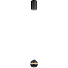 Sch&ouml;ner Wohnen Kollektion LED Pendelleuchte "LINI", schwarz, 1, &Oslash; 10cm H: 23cm, 1 Stk., SCH&Ouml;NER WOHNEN-KOLLEKTION, Leuchten, SCH&Ouml;NER WOHNEN Kollektion, Comfort-Lift, LED Pendelleuchte
