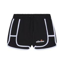 Shorts Ellesse "RENETNA SHORT", Jungen, Gr. 128/134 (8/9), N-Gr, schwarz, Obermaterial: 70% Baumwolle, 30% Polyester, Hosen Shorts