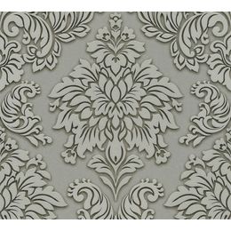 Tapeten Livingwalls Metropolitan Stories Lizzy - London in Beige Grau Metallic - 368981 - Wandtapeten Muster Wohnzimmer Schlafzimmer Bad Badezimmer