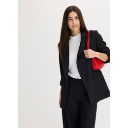 bonprix Longblazer, schwarz, Gr.52, schick und modern, aus Viskose