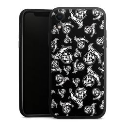 DeinDesign iPhone Xr Handy Premium Silikon H&uuml;lle Handyh&uuml;lle schwarz Case Muster 1. Fc K&ouml;ln Official Licensed Product Silikon Premium Case