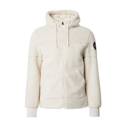 Napapijri Fleece Jacket 'TARALGA' male Beige size S
