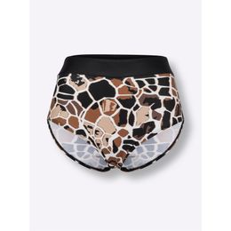 WITT Damen Bikini-Hose mit Rundum-Dehnbund, schwarz, Gr&ouml;&szlig;e 54