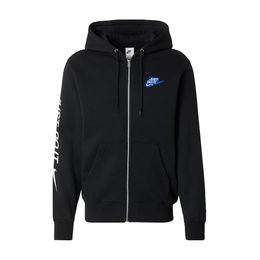 Nike Sportswear Zip-Up Hoodie 'CLUB' male Black size XS