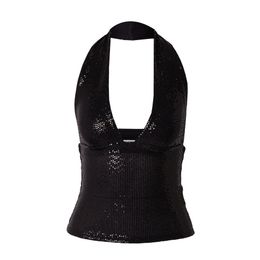 WEEKDAY Top 'Aline' female Black size M