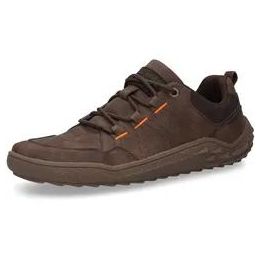 Sneaker Dockers BY GERLI, Herren, Gr. 42, braun, Nubuklederimitat, unifarben mit Farbeinsatz, Schuhe Sneaker, Barfu&szlig;schuh, Komfortschuh mit Polsterung