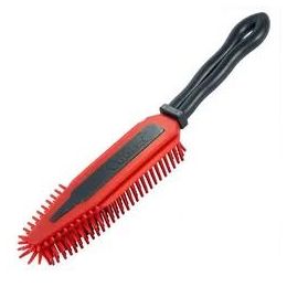 Tierhaarentferner Vileda "Vileda Pet Pro Elecrostatic Brush", grau (grau, rot), B:6cm H:27,8cm L:4cm, Gummi, Reinigungsb&uuml;rsten, Elektrostatische B&uuml;rste zur einfachen Tierhaarentfernung