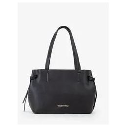 Shopper Valentino BAGS "WIN RE", Damen, Gr. B/H/T: 37cm x 24cm x 13,5cm, schwarz, Lederimitat, Taschen Shopper, Damen Umh&auml;ngetasche, Schultertasche, Tragetasche mit Fransen