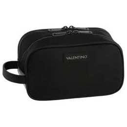 Kosmetiktasche Valentino BAGS "SOFT COSMETIC CASE NERO", Damen, Gr. B/H/T: 23cm x 13cm x 11cm, schwarz (nero), Lederimitat, Taschen Kosmetiktasche, Kulturbeutel Beautycase Kosmetikbeutel