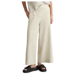 Marc O'Polo Culotte MARC O'POLO, Damen, Gr. 38, N-Gr, beige (silky stone), Web, Obermaterial: 90% Lyocell, 10% Leinen, kn&ouml;chellang, Hosen Culotte