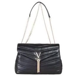Umh&auml;ngetasche Valentino BAGS "FLAP BAG PRIVILEGE", Damen, Gr. B/H/T: 32cm x 22cm x 12cm, schwarz (nero), Lederimitat, Taschen Umh&auml;ngetasche, Schultertasche Henkeltasche Handtasche Damen