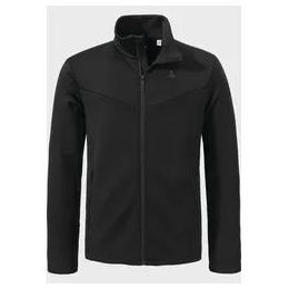 Sch&ouml;ffel Fleecejacke SCH&Ouml;FFEL "Ski Fleece Jk Style Pine MNS", Herren, Gr. 56, schwarz (9990, schwarz), Oberstoff: 100% Polyester, regular fit, hoch geschlossener Ausschnitt, Jacken Fleecejacke