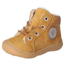 Lauflernschuh Pepino BY RICOSTA "Georgie WMS: Normal", Baby, Gr. 25, gelb, Leder, Schuhe Lauflernschuh, Winterschuh mit Weiten-Me&szlig;system, Gr&ouml;&szlig;enschablone zum Download
