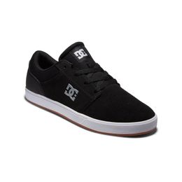 Skateschuh DC Shoes "Crisis 2 S", Herren, Gr. 10,5 (44), schwarz, Obermaterial: Leder [Kuh] / Futter: Textil / Au&szlig;ensohle: Gummi, Schuhe Skateschuh