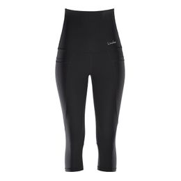 Leggings WINSHAPE "Functional Power Shape &frac34;-Tights HWL214", Damen, Gr. XXL, Normalgr&ouml;&szlig;en, schwarz, 80% Polyester, 20% Elasthan, Hosen Leggings, High Waist mit praktischen Taschen