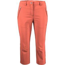 3/4-Hose DEPROC Active "KENORA PIRATE WOMEN", Damen, Gr. 50 (XL), Normalgr&ouml;&szlig;en, orange, 97% Polyester; 3% Elasthan, Hosen 3/4-Hose, auch in Gro&szlig;en Gr&ouml;&szlig;en erh&auml;ltlich