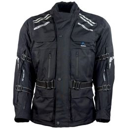 Motorradjacke Roleff "Kodra RO" Gr. S, schwarz (schwarz, ro 774), Jacken, Damen, S, Obermaterial: 100% Polyester. Innenfutter: 100% Polyester, Motorradjacke, Mit Sicherheitsstreifen