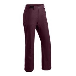 Skihose Maier Sports "Majelletta W", Damen, Gr. 48, Normalgr&ouml;&szlig;en, lila (purpurviolett), 100% Polyester, Hosen Skihose, Damen Schneehose wasserdicht 4-Wege-Stretch Regular Fit