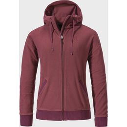 Sch&ouml;ffel Fleecejacke SCH&Ouml;FFEL "Urban Fleece Jk Style Leveche WMS", Damen, Gr. 46, pink (3825, pink), Oberstoff : 100% Polyester Futter : 100% Polyester, relaxed fit, hoch geschlossener Ausschnitt, Jacken Fleecejacke