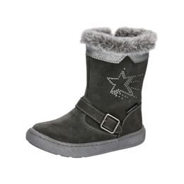 Winterstiefel Lico "Winterstiefel Reena", M&auml;dchen, Gr. 31, grau, Veloursleder, Schuhe Winterstiefel