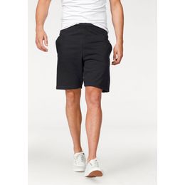 Sweatshorts Fruit of the Loom, Herren, Gr. M (44/46), N-Gr, schwarz, Sweatware, Obermaterial: 80% Baumwolle, 20% Polyester, unifarben, bequem kniefrei, Hosen Sweatshorts, Sommerhose in bequemer Form, Topseller
