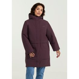 Funktionsjacke Jack Wolfskin "WINTERTIDE JKT W", Damen, Gr. M, amaranth, Obermaterial: 100% Polyester. Futter: 100% Polyester. Wattierung: 100% Polyester, Jacken Funktionsjacke, W&auml;rmend, winddicht, &Uuml;bergangsjacke