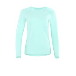 Langarmshirt WINSHAPE "AET118LS", Damen, Gr. XXL, gr&uuml;n (delicate mint), 85% Polyester, 15% Elasthan, Rundhals, Shirts Langarmshirt, Functional Light and Soft Long Sleeve Top