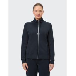 Sweatjacke Joy Sportswear "SWEATJACKE JULIANE", Damen, Gr. 42, blau (night), Obermaterial: 48% Polyester, 45% Modal, 7% Elasthan, Sweatjacken Sweatjacke