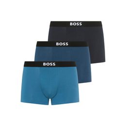 Trunk BOSS "3P Trunk BOSS ONE", Damen, Gr. L, open miscellaneous 972, Jersey, Obermaterial: 95% Baumwolle, 5% Elasthan, Unterhosen Trunk, mit unifarbenen Bund