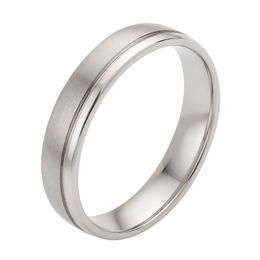 Trauring Firetti "Schmuck Geschenk Hochzeit Ehering "LIEBE" Gr. 16, silber (silberfarben), Fingerringe, Damen, 16, ohne Brillanten, Silber 925 (Sterlingsilber), 5mm, Trauring, Made in Germany, wahlweise mit oder ohne Brillanten