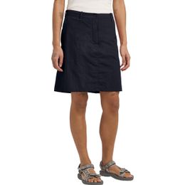 Sommerrock Jack Wolfskin "TIHAMA SKORT W", Damen, Gr. 40, blau (schwarz navy), Obermaterial: 100% Polyamid, R&ouml;cke Sommerrock