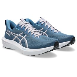Laufschuh asics "GT-1000 14", Damen, Gr. 38, wei&szlig; (winter sea, wei&szlig;), Textil, Schuhe Laufschuh, f&uuml;r mehr Stabilit&auml;t