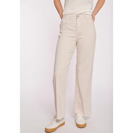 Haily's Weite Jeans HAILY&rsquo;S "7/8 C JN Ju44lina", Damen, Gr. XXL (44), N-Gr, beige (cream), Denim/Jeans, Obermaterial: 98% Baumwolle, 2% Elasthan, unifarben, relaxed fit kn&ouml;chellang, Jeans Weite Jeans