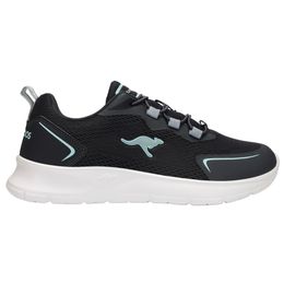 Sneaker Kangaroos "K-NJ STEPPER OS", Damen, Gr. 40, gr&uuml;n (raven, stone gr&uuml;n), Textil, Schuhe Sneaker