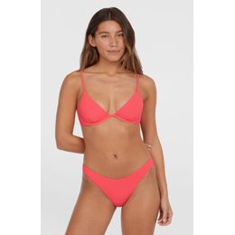 O`Neill Triangel-Bikini O'NEILL "HONOPU ROCKLEY BIKINI SET", Damen, Gr. 34, N-Gr, pink (pink flaming), Obermaterial: 82% Polyamid, 18% Elasthan, Bikini-Sets Triangel-Bikini