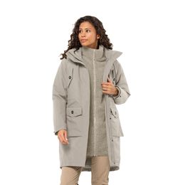 3-in-1-Funktionsmantel Jack Wolfskin "EISWALD 3IN1 PARKA W", Damen, Gr. S, grau (dusty grau), Obermaterial: 100% Polyester. Futter: 100% Polyester, unifarben, hoch geschlossener Ausschnitt, M&auml;ntel 3-in-1-Funktionsmantel, W&auml;rmend, winddicht, &Uuml;bergangsjacke
