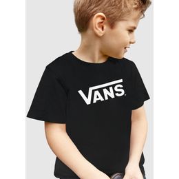 T-Shirt Vans "BYVansCLASSICKIDS", Jungen, Gr. 7 (128), schwarz, Single Jersey, Obermaterial: 100% Baumwolle, normal, Rundhals, Shirts T-Shirt, f&uuml;r Kids
