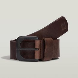 G-Star Raw Lederg&uuml;rtel G-STAR "Zed Belt", Herren, Gr. 95, braun (dk braun, bla), Leder, G&uuml;rtel Lederg&uuml;rtel