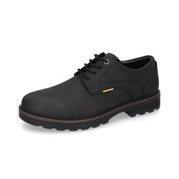 Schn&uuml;rschuh Camel Active, Herren, Gr. 41, schwarz, Leder, Basic, Schuhe Schn&uuml;rschuh, Trachtenschuh, Freizeitschuh mit gepolsterter Innensohle
