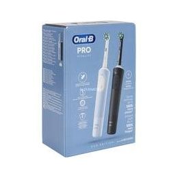 Braun Oral-B Vitality Pro D103 Duo, Elektrische Zahnb&uuml;rste schwarz/blau, Black/Blue, inkl. 2. Handst&uuml;ck