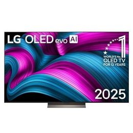 Schwarz LG 77&Prime; OLED evo AI C5 4K Smart TV OLED77C5ELB